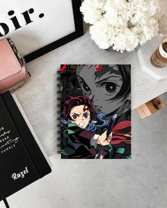 THEME VINTAGE Demon Slayer Anime Tanjiro Kamado S Designer Notebook A5 ...