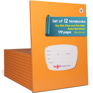 Target Publications Single Line Interleaf Notebooks | Copy Writing Book ...