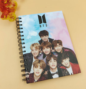 Paper Bear BTS A4 Diary ruled 80 Pages Price in India - Buy Paper Bear ...