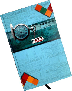 Excel 2023 Executive Style office Diary with Sunday Half Page Regular ...