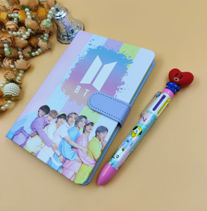 Paper Bear BTS A4 Diary ruled 160 Pages Price in India - Buy Paper Bear ...