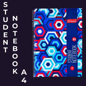 NEELGAGAN Spiral Student Notebook Ruled – (21cm X 29.7cm) A4 Note Book ...