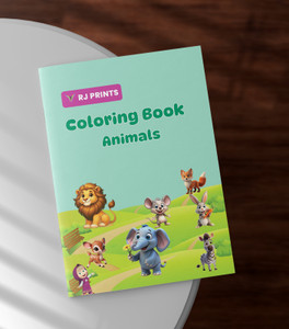 RJPRINTS Staple-Bound Coloring Book A4 Note Pad Plain 25 Pages Price in ...