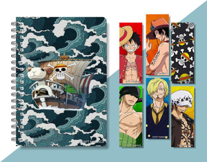 craft maniacs 2024 ONE PIECE DIARY & 6 FREEBIE BOOKMARKS A5 Diary RULED ...