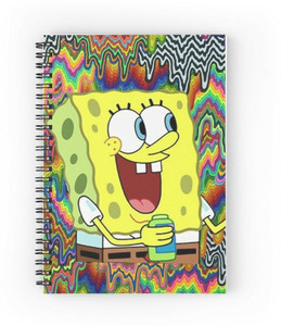 craft maniacs SPONGEBOB 2023 COLLECTION A5 Notebook RULED 160 Pages ...