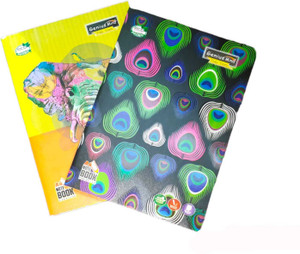 genius mind PREMIUM RANGE N.B A4 Notebook BOTH SIDE RULED 188 Pages ...