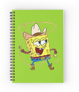 craft maniacs SPONGEBOB 2023 COLLECTION A5 Notebook RULED 160 Pages ...