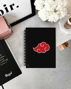 THEME VINTAGE Naruto Anime Akatsuki Cloud Designer Notebook A5 Notebook ...