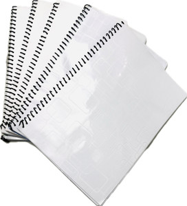 ACCENT Plastic Cover Notebook A4 plain 200 pages per Notebook ( Pack of ...