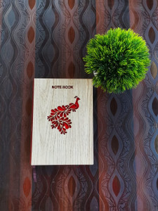 decorclub Classy Wood Styled Book-size Diary Ruled 130 Pages Price in ...