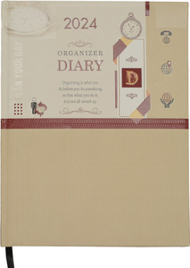 CuckooDiaries Premium Diary 2024 A5 Size Single Ruled Bookmark Calendar ...