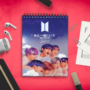 GUNGUN Bts Army A4 Notebook Unrulled 160 Pages Price in India - Buy ...