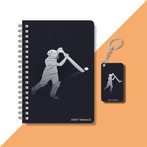 craft maniacs CRICKET 2024 NOTEBOOK COLLECTION A5 Diary RULED 160 Pages ...