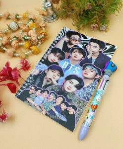 Paper Bear BTS A4 Diary ruled 70 Pages Price in India - Buy Paper Bear ...