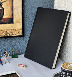 TORTUGA Hardbound notebook a5 120gsm diary, sketchbook, journal, (Black ...