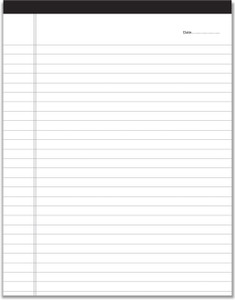 DGSL Writing Pad for Office, Premium Quality 70 GSM Paper A4 Size Legal ...