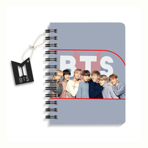 DI-KRAFT BTS Boys & Girls Printed Diary for Home and office use A5 ...