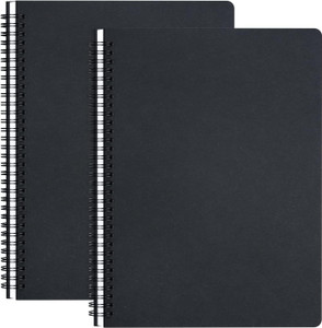 TWONE A4 Grid Paper Notebook,Spiral Bound Notebooks,100 GSM A4 Notebook ...
