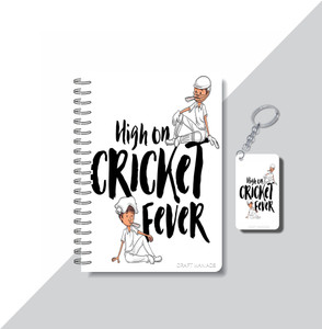 craft maniacs CRICKET 2024 NOTEBOOK COLLECTION A5 Diary RULED 160 Pages ...