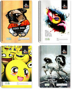 Vosok Spiral/Register A4 Notebook UNRULED / PLAIN 200 Pages Price in ...