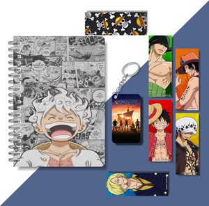 craft maniacs ONE PIECE DIARY & 6 FREEBIE BOOKMARKS & ONE KEYCHAIN A5 ...
