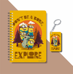 craft maniacs MINION 2023 COLLECTION A5 Diary RULED 160 Pages Price in ...