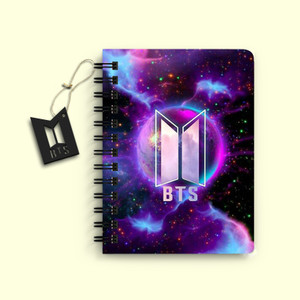 DI-KRAFT BTS Printed Diary for Home and office use A5 Diary Unruled 160 ...