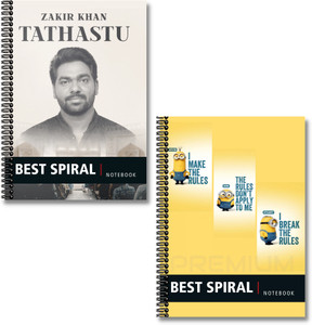 Best Spiral Notebooks | 500 Pages UnRuled Notebook | A4 Size Paper | A4 ...