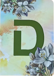 CRAFTOPIX Initial (D) Alphabet Lasercut Diary Soft Bound Notebook B6 ...