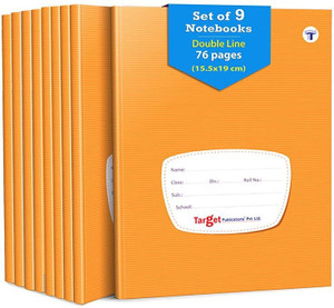 Target Publications Small Two Line Notebook 76 Pages, 15.5 x 19 cms ...