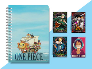 craft maniacs ANIME DIARY & 4 MAGNETIC BOOKMARKS A5 Diary RULED 160 ...