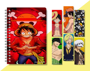 craft maniacs 2024 ONE PIECE DIARY & 6 FREEBIE BOOKMARKS A5 Notebook ...