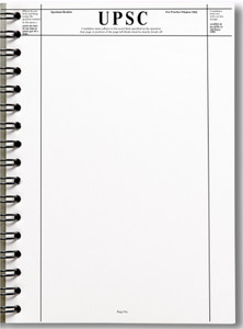 SKILLSET UPSC Mains Answer Writing A4 Notebook Unruled 200 Pages Price ...