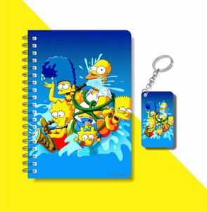 craft maniacs THE SIMPSONS A5 Notebook RULED 160 Pages Price in India ...