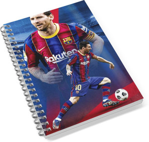 Pinklips Shopping Lionel Messi A5 Notebook Ruled 100 Pages Price in ...