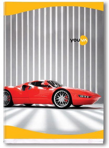 Youva A4 Size - 21 Cm X 29.7 Cm| Single Line| 276 Pages | Pack Of 6 A4 ...