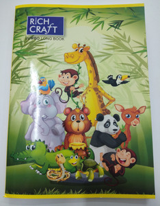 RCM Rich craft jumbo long note book Book-size Notebook Single line long ...