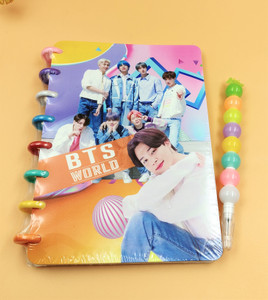 Paper Bear BTS A4 Diary ruled 160 Pages Price in India - Buy Paper Bear ...