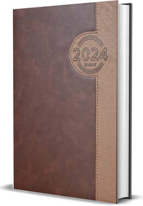 Greeshma Executive Pu Leather A5 Diary 2024 Single Rule 364 Pages Price ...