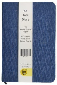 Glory Jute Diary Fine Natural Shade Paper A5 Diary Ruled 200 Pages ...