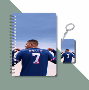 craft maniacs 2023 MBAPPE DIARY + KEYCHAIN A5 Diary RULED 160 Pages ...