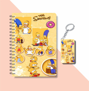 craft maniacs THE SIMPSONS A5 Diary RULED 160 Pages Price in India ...