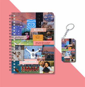 craft maniacs CRICKET 2024 NOTEBOOK COLLECTION A5 Diary RULED 160 Pages ...