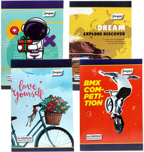 SANGAM Series A4 Note Book Single Line 400 Pages Price in India - Buy ...