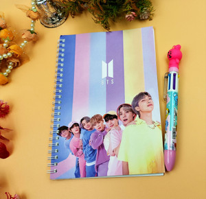 Paper Bear BTS A4 Diary ruled 70 Pages Price in India - Buy Paper Bear ...