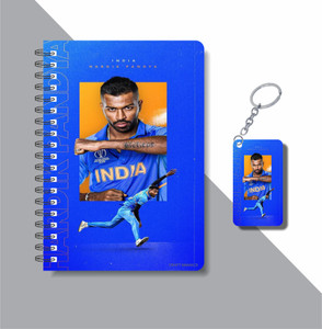 craft maniacs INDIAN CRICKET TEAM 2024 NOTEBOOK COLLECTION A5 Notebook ...