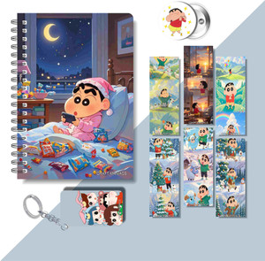 craft maniacs 2025 SHINCHAN DIARY & 6 FREEBIE BOOKMARKS & ONE KEYCHAIN ...