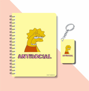craft maniacs THE SIMPSONS A5 Note Book RULED 160 Pages Price in India ...