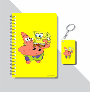craft maniacs SPONGEBOB 2023 COLLECTION A5 Notebook RULED 160 Pages ...