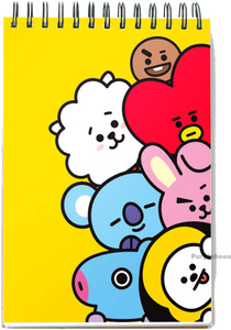 PurpleBees bts A6 Note Pad unruled 60 Pages Price in India - Buy ...